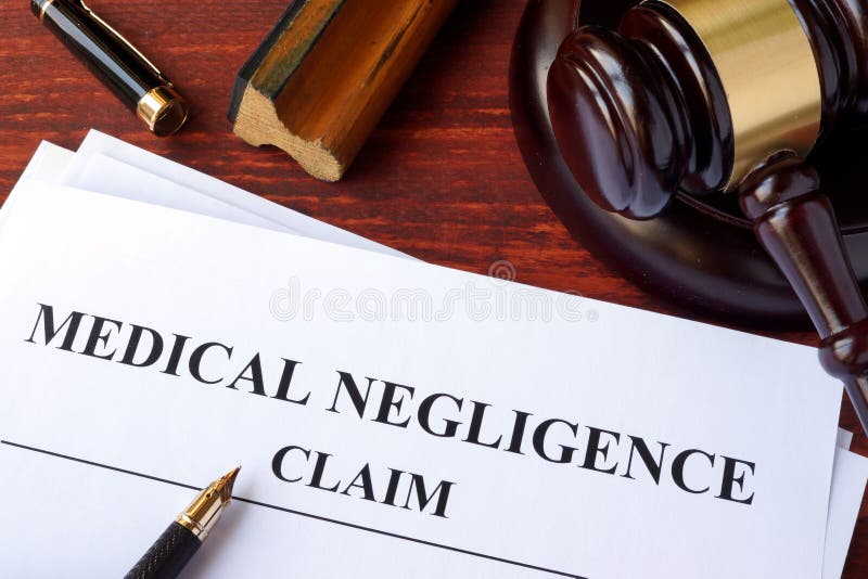 Medical Negligence Claim Form Stock Photo - Image of healthcare, injury ...