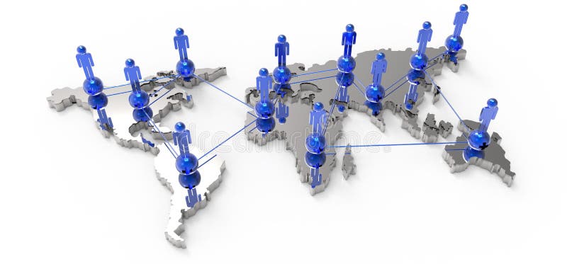 Medical network as concept stock illustration. Illustration of modern ...