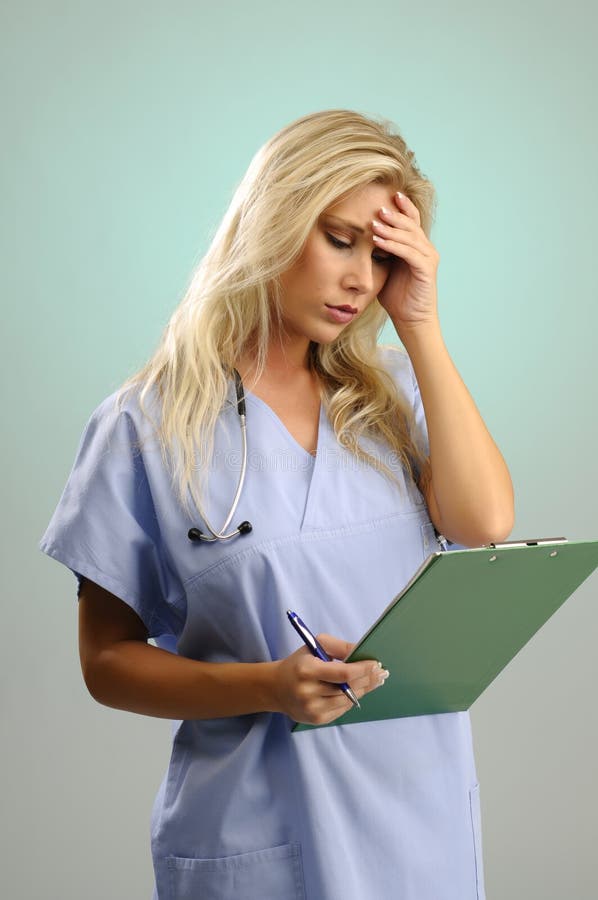 Medical nurse stock image. Image of lips, profession - 19087671