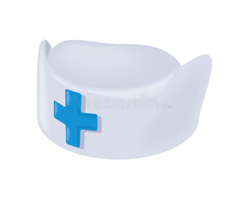 Medical nurse hat uniform stock vector. Illustration of help - 324989843