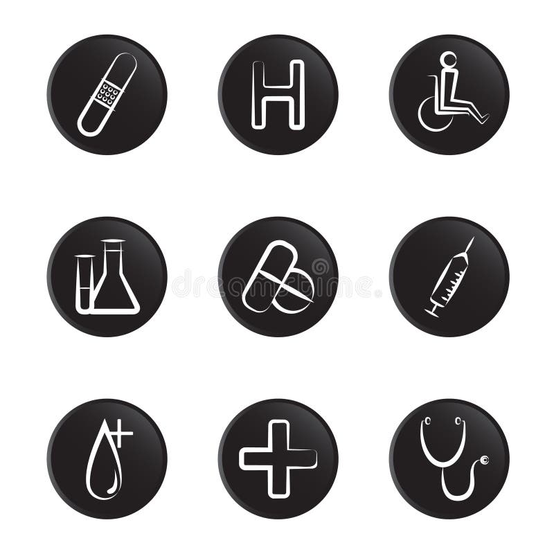 Medical object vector stock vector. Illustration of heart - 3864268