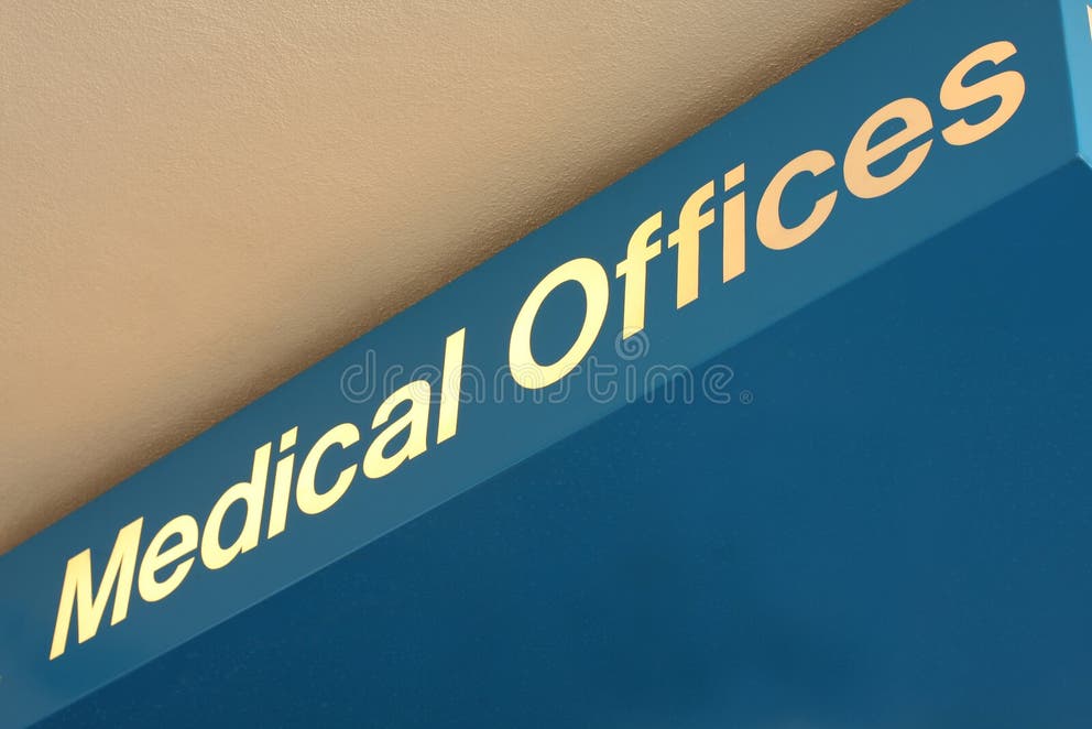 Medical Offices sign stock image. Image of hospital, preventive - 7645011