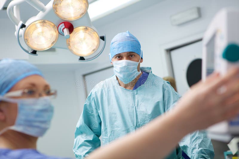 Medical Operation in Modern Hospital Stock Image - Image of clinical ...