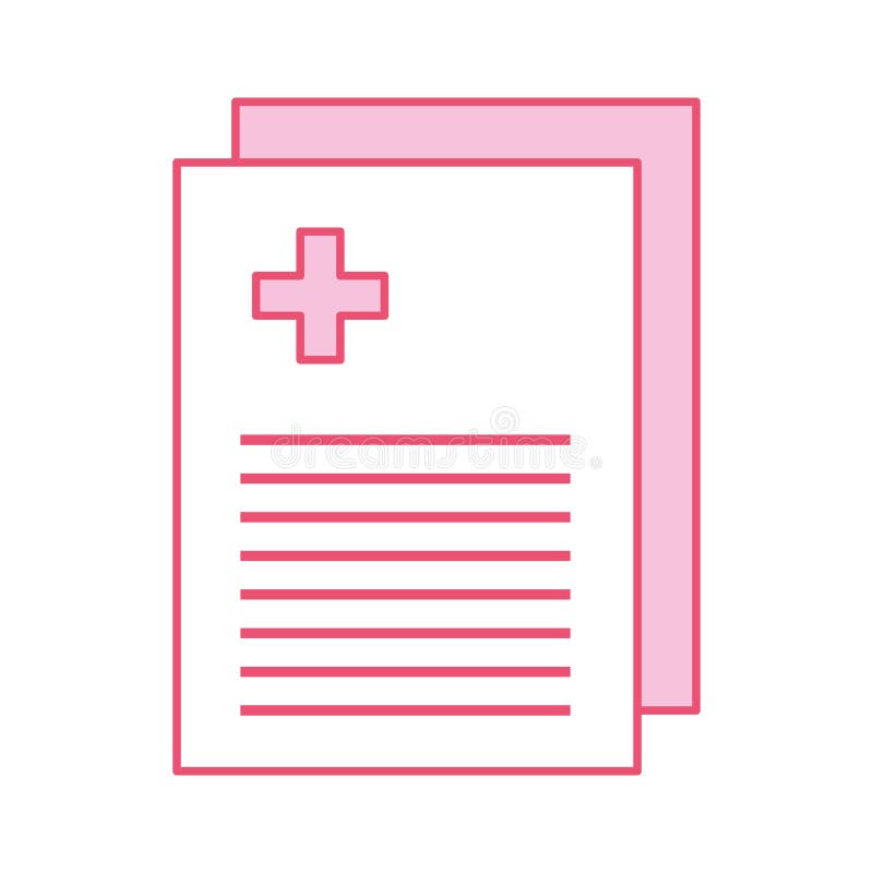 Medical Order Document Icon Stock Vector - Illustration of insure ...