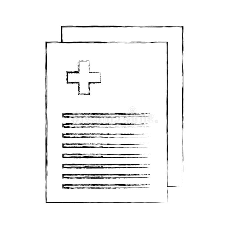 Medical Order Document Icon Stock Vector - Illustration of form ...