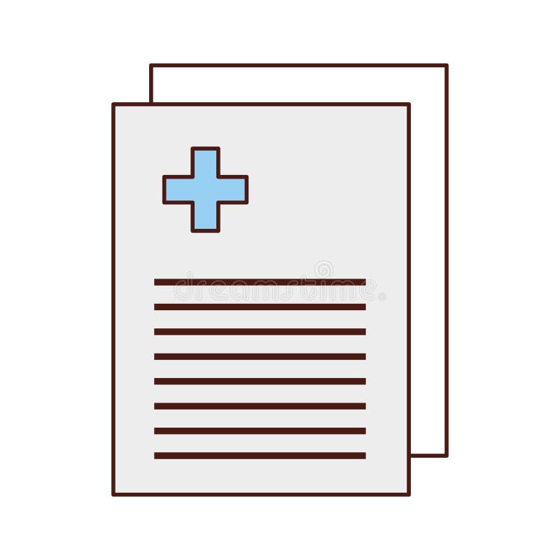 Medical Order Document Icon Stock Vector - Illustration of patient ...