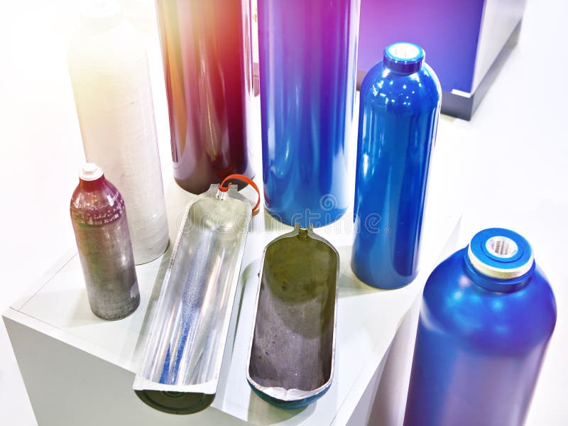 Oxygen and Gas Cylinders stock image. Image of compressed - 24287241