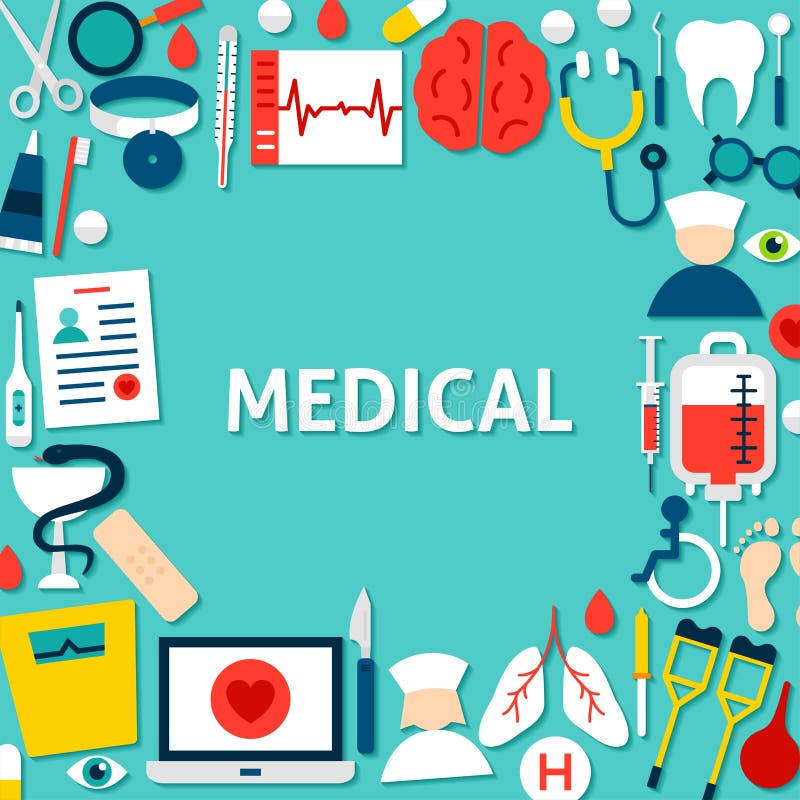 Medical Paper Template stock vector. Illustration of flat - 147047898