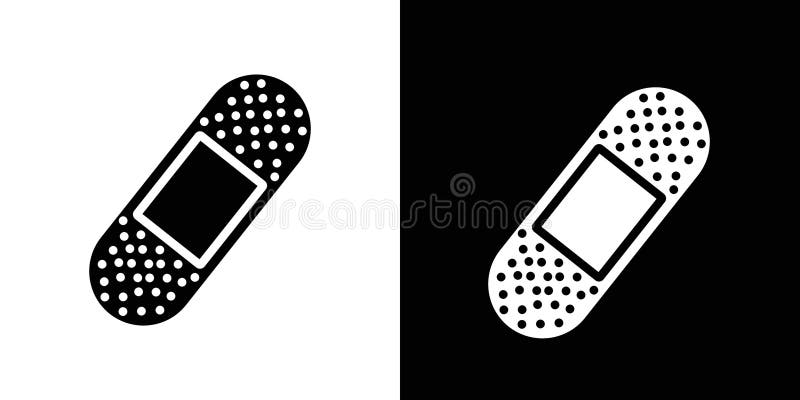 Medical Patch Icon Isolated Flat Vector in Outline Stock Vector ...