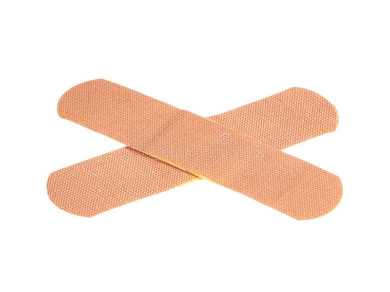 Medical Plaster or Patch on Hand Isolated Stock Image - Image of human ...