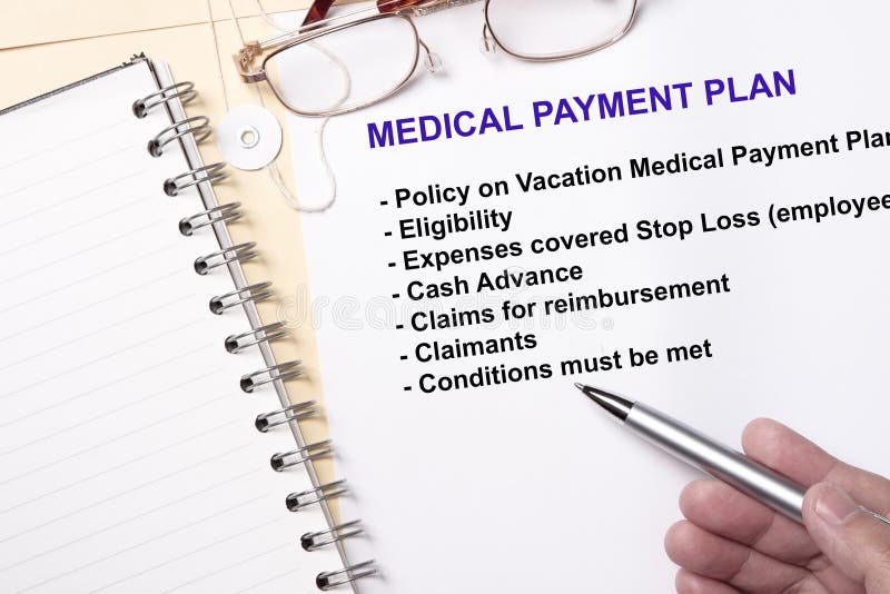 Medical payment plan stock image. Image of vacation, patient - 92296509