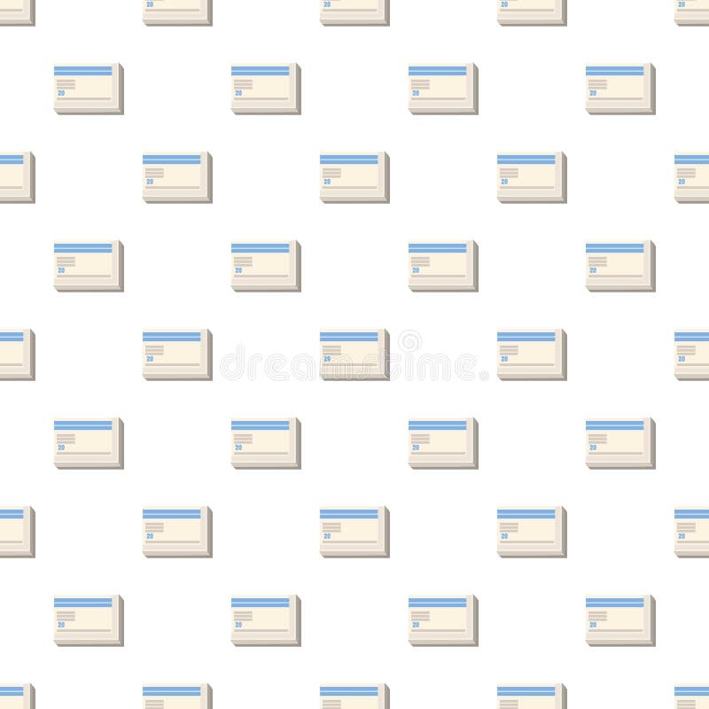 Medical Pill Box with Blue Label Pattern Stock Vector - Illustration of ...