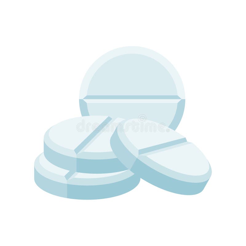Medical Pill Vector Illustration in Flat Style Design Stock Vector ...