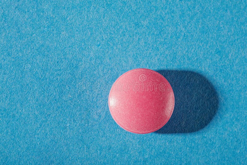 Medical Pills Round Shape with Expressive Shadows Stock Photo - Image ...