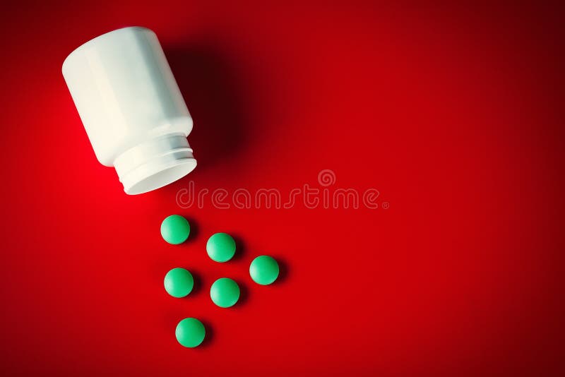 Medical Pills of Round Shape and Light Color Stock Photo - Image of ...