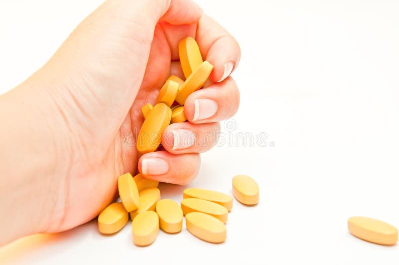 Medical Pills Tablets Capsules Caplets Stock Image - Image of nutrient ...