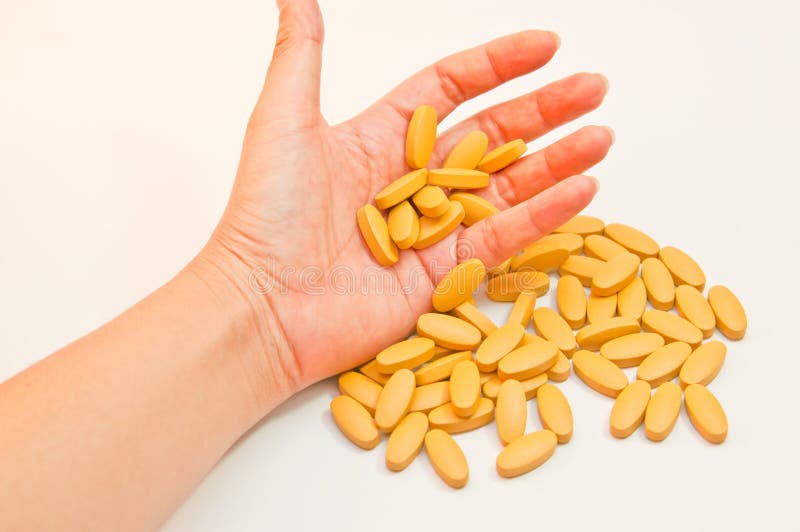 Medical Pills Tablets Capsules Caplets Stock Photo - Image of ...