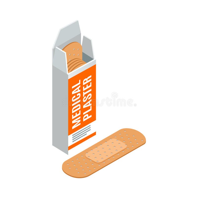 Medical Plaster Icon stock vector. Illustration of pharmacy - 272645896