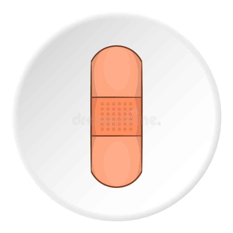 Medical Plaster Icon, Cartoon Style Stock Vector - Illustration of help ...