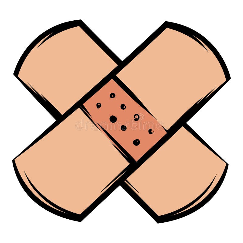 Cartoon medical plaster stock vector. Illustration of illustration ...