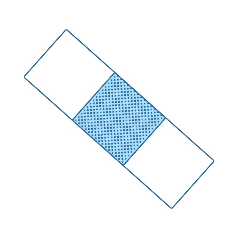 Medical Plaster Icon stock vector. Illustration of patch - 153729181