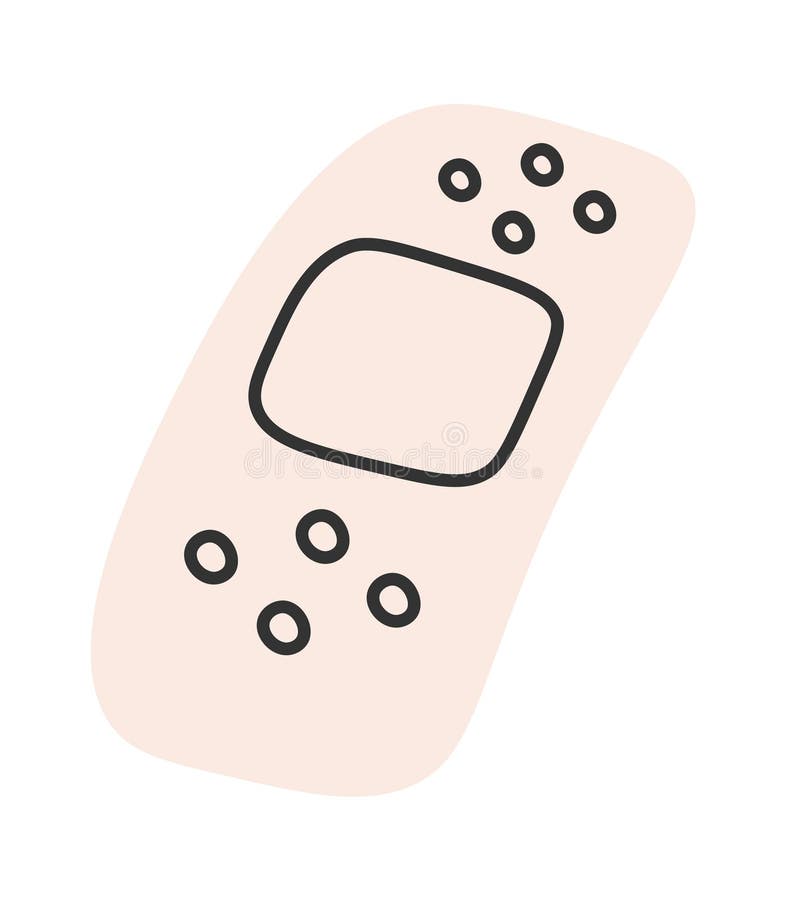 Medical Plaster Icon stock vector. Illustration of treatment - 274724520