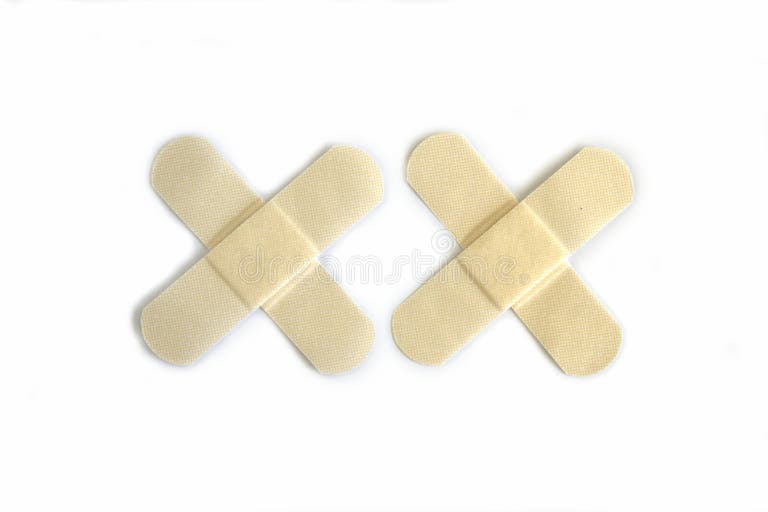 Medical Plasters on White Background Stock Photo - Image of design ...