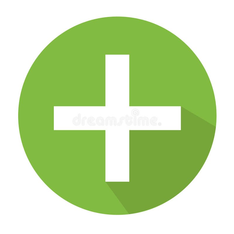 Medical Plus Cross Vector Icon Stock Illustration - Illustration of ...