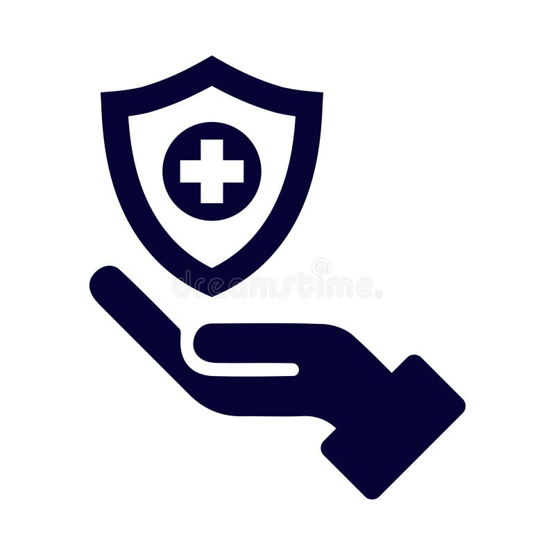 Medical, Plus, Hand, Safety, Medical Safety on Hand Icon Stock Vector ...