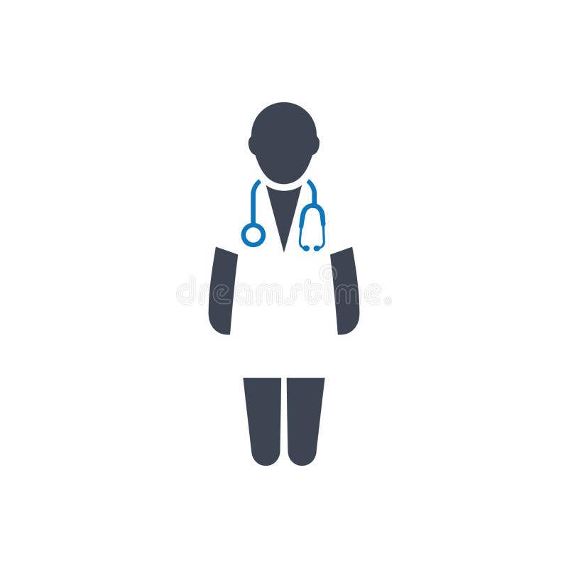 Medical Practitioner Avatar Icon Stock Vector - Illustration of ...