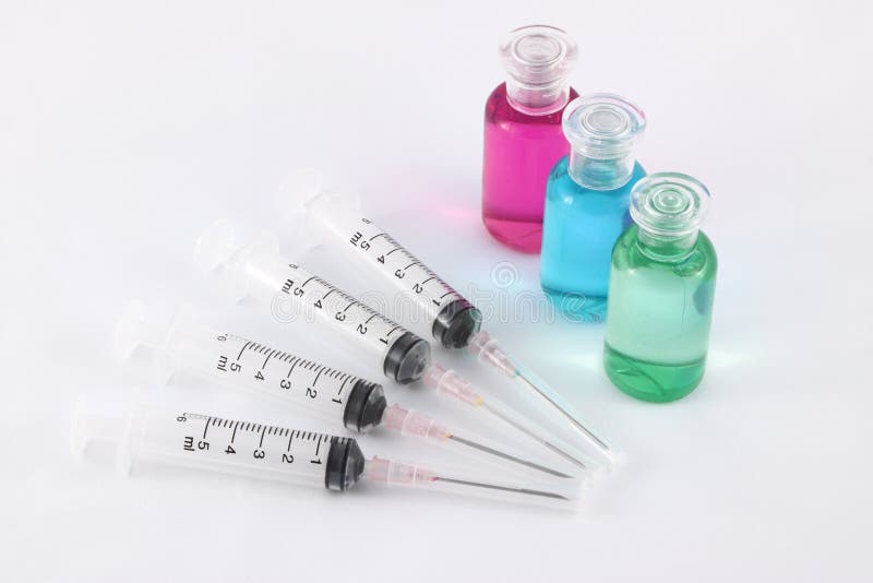 Medical Preparation on Clinic Table Stock Photo - Image of injury ...