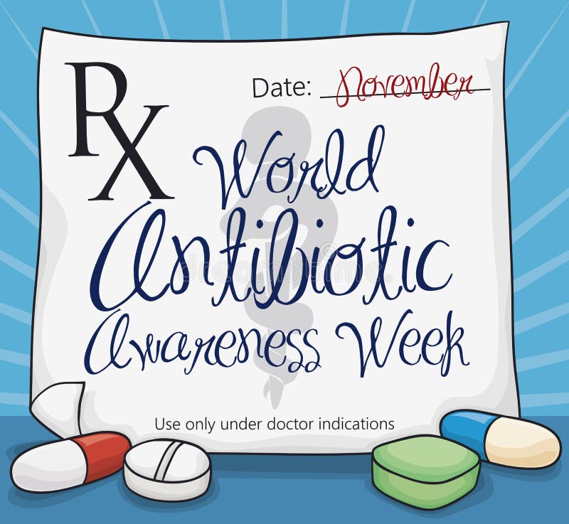 World Antibiotic Awareness Week Idea For A Poster Banner Flyer Or