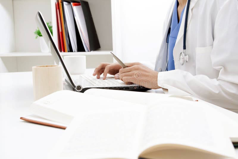 Medical Professional with Technology Stock Image - Image of doctor ...