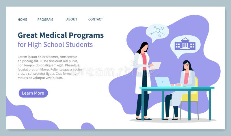 Medical Programs in Hospital or Clinic, Doctors Male and Female ...