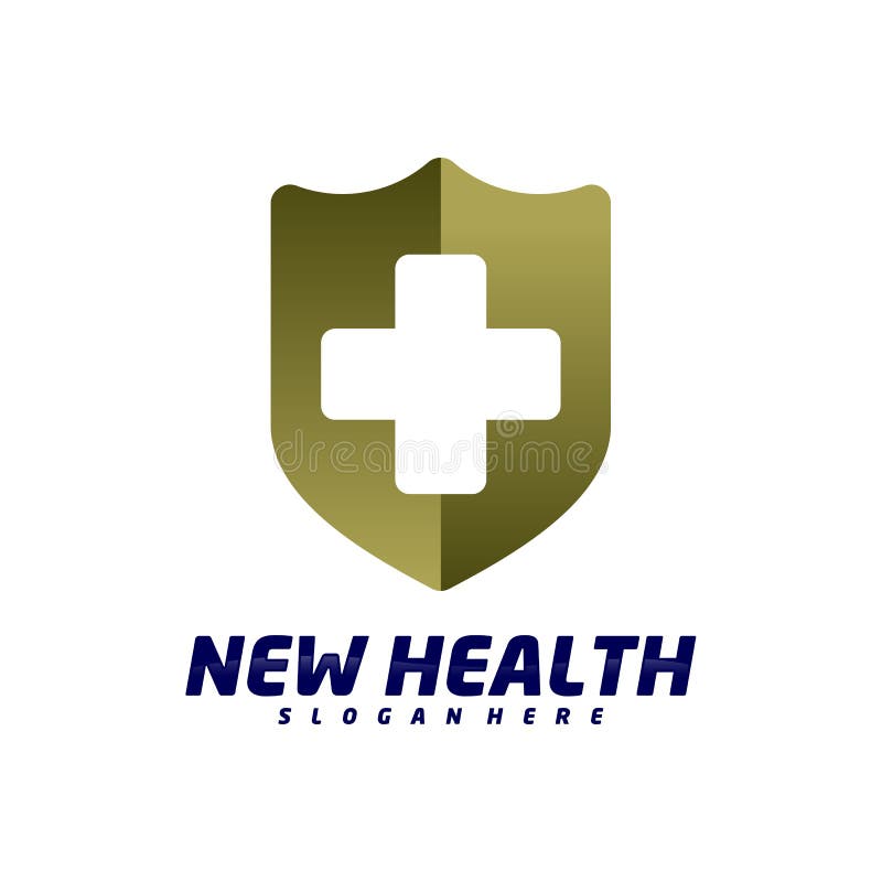 Medical Protect Logo Design Template, Health Shield Logo Concept Vector ...