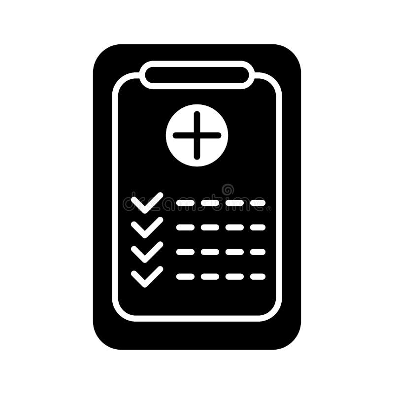 Medical Questionnaire. Isolated on a White Background. Vector Graphics ...