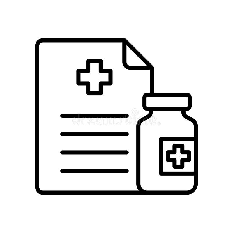 Medical Recipe Free Icon Design Vector Stock Vector - Illustration of ...