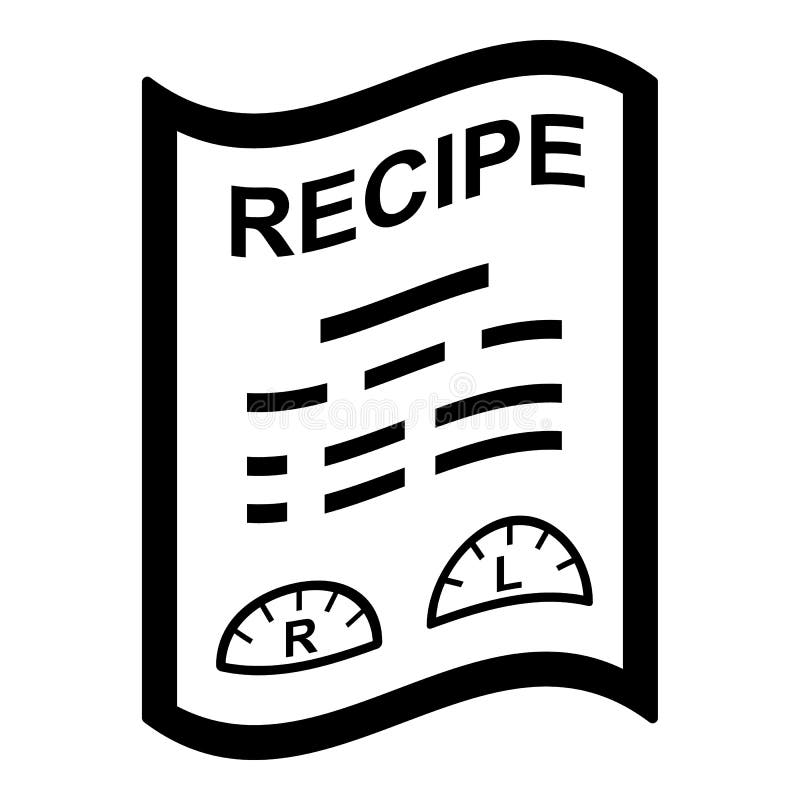 Medical Recipe Icon Vector stock vector. Illustration of help - 205393881