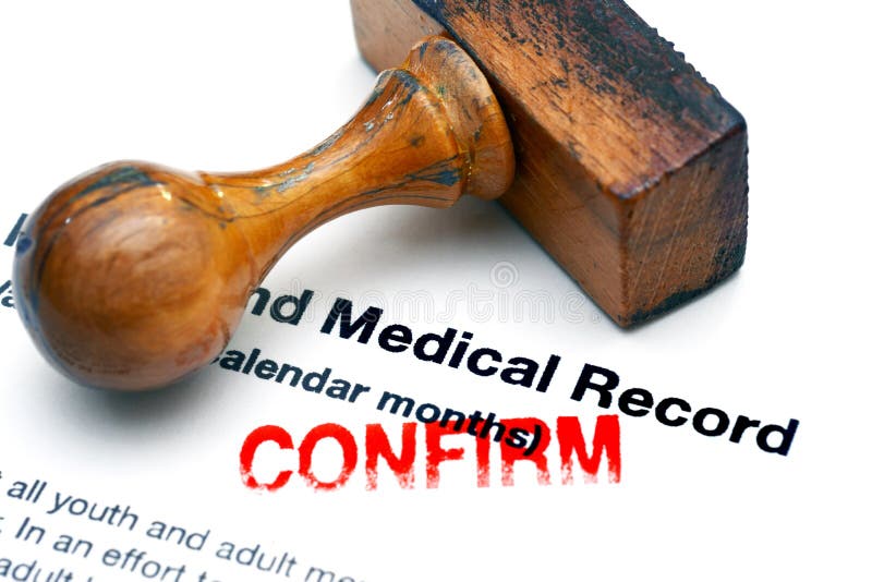 Medical record stock image. Image of science, approval - 170340407