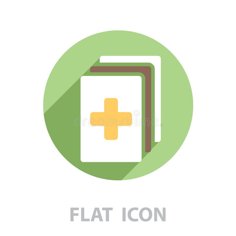 Medical Records Icon. Vector Stock Vector - Illustration of care ...