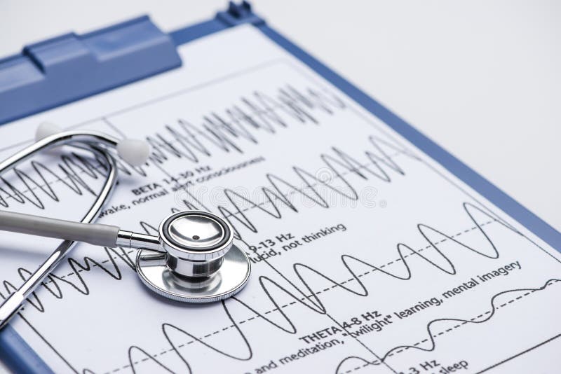 Medical Records and Stethoscope Stock Image - Image of chart, colour ...