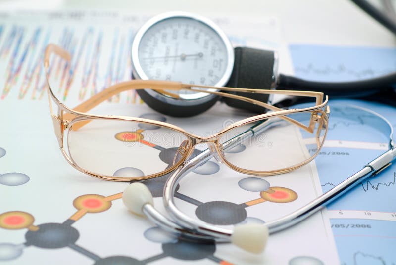 Medical report stock image. Image of manometer, cholesterol - 3176707