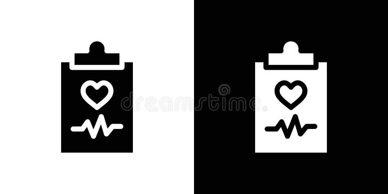 Medical Report Icon Logo Set Vector Stock Vector - Illustration of ...