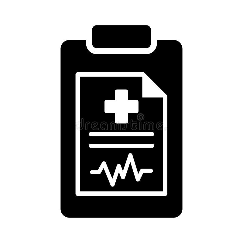 Medical Report Icon Vector Basic RGB Stock Illustration - Illustration ...