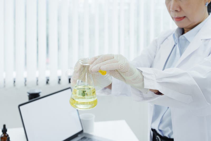 Scientists Analyze Chemical Samples Discuss Technological Innovations ...