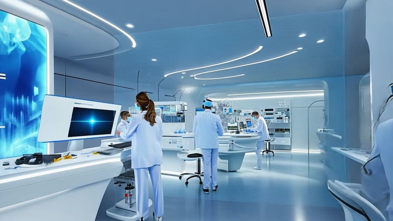 Medical Researchers Analyzing Data in Modern Laboratory Stock Video ...