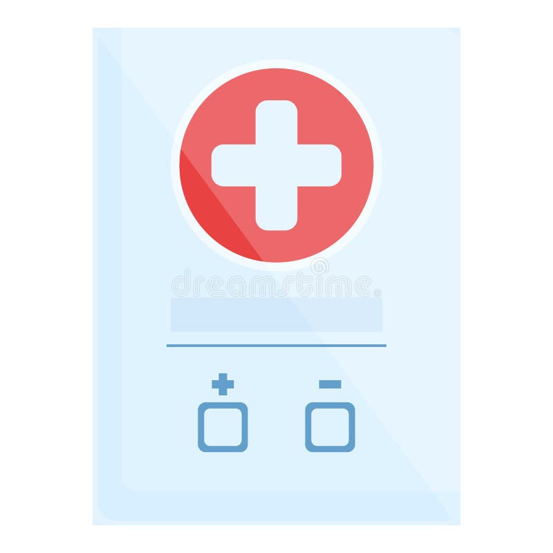 Medical Result Icon, Cartoon and Flat Style Stock Vector - Illustration ...