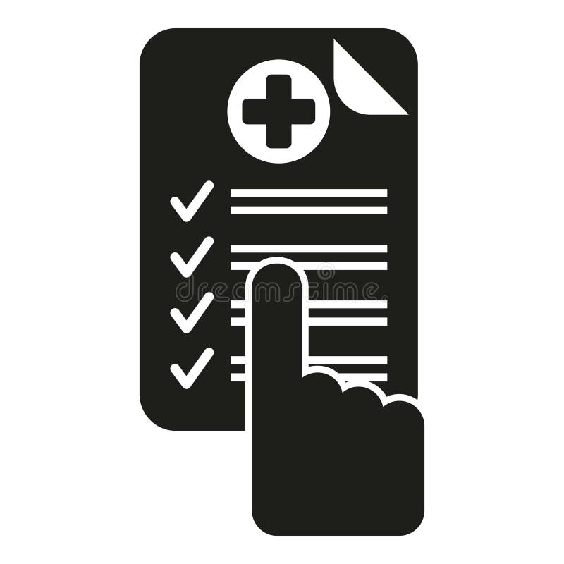 Medical Result Icon Simple Vector. Positive Test Stock Illustration ...