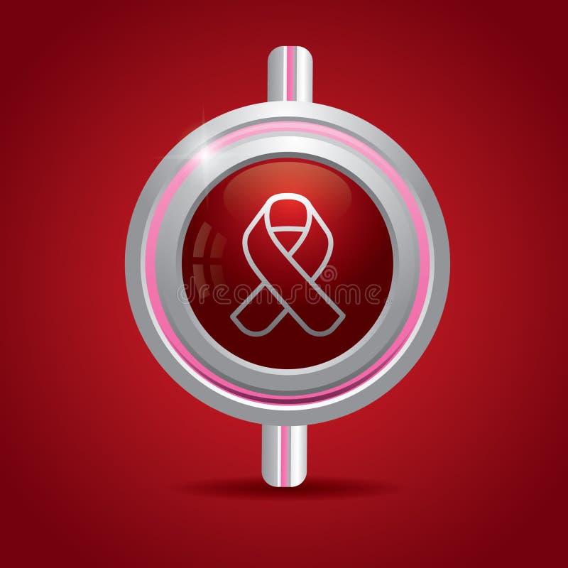 Medical Ribbon. Vector Illustration Decorative Design Stock Vector ...