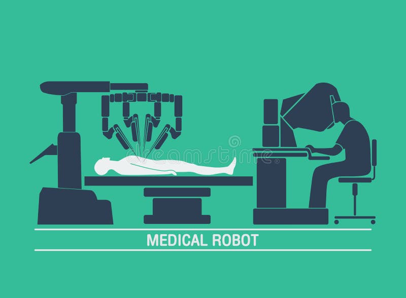 Medical robot stock illustration. Illustration of robot - 1865166
